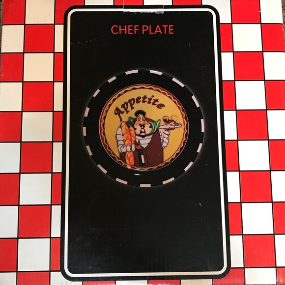 Kitchen | Ceramic Chef Plate 11 Home Kitchen Accent | Poshmark